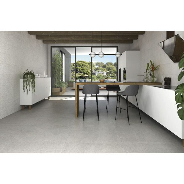 Pavimento Techstone Grey 45x45cm antideslizante C3