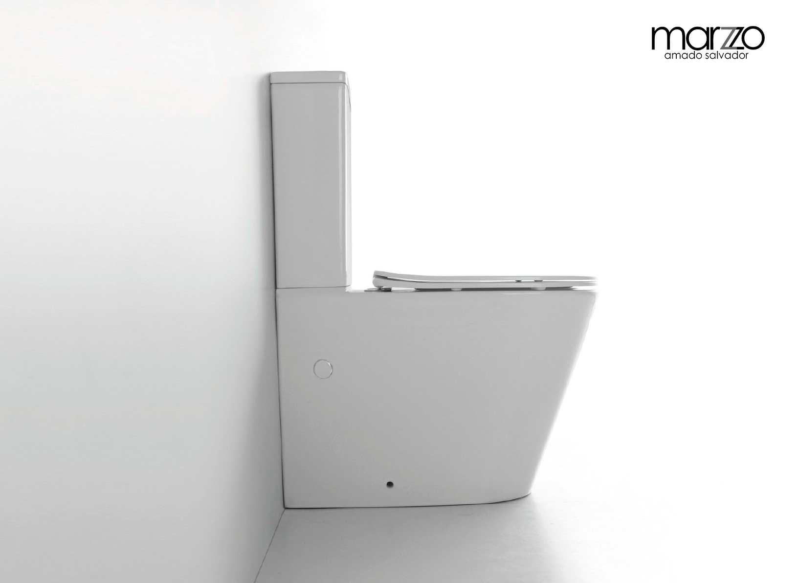 Inodoro compacto Rimless Milan Round Marzzo