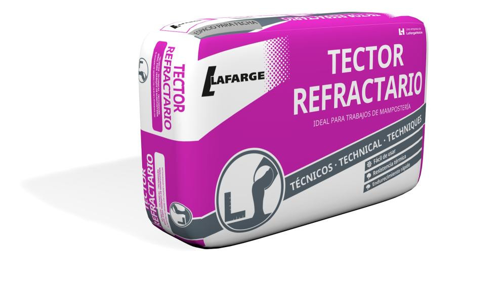 Mortero Tector Refrectario saco 25 kg LAFARGE